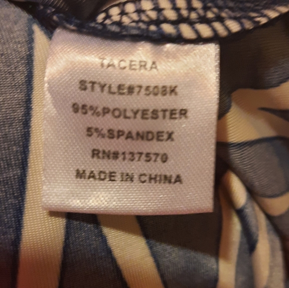 Tacera | Dresses | Tacera Navy Blue Tan Belted Chevron Dress V Neck ...